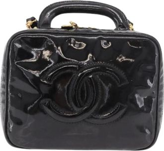 Chanel Sac bandouli&egrave;re pr&eacute;-poss&eacute;d&eacute; en m&eacute;tal - Femme - Pre-owned - Noir - Taille: ONE Size