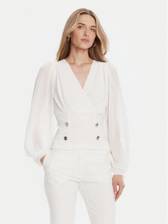 Rinascimento Rinascimento Bluse CFC0126180003 Wei&szlig; Regular Fit