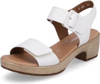 Remonte Sandales à talons pour femme D0n52, Blanc 80, 40 EU