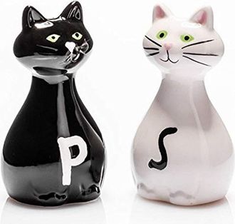 Invotis Salz- u. Pfefferstreuer Katze