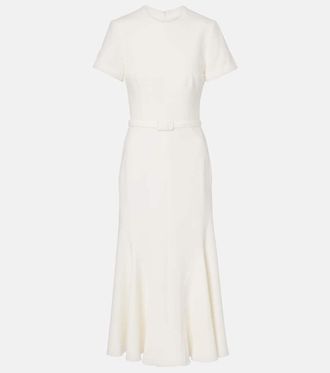 SAFiYAA Midikleid Luisa aus Cr&ecirc;pe