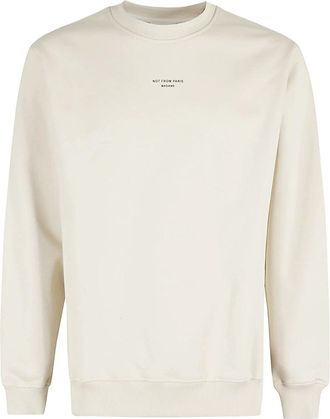 Dr&ocirc;le de Monsieur Homme, Sweatshirts et sweats &agrave; capuche, Beige, Taille: XL Slogan Classique SweaT-shirt