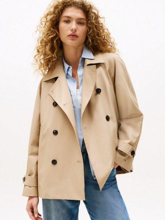 Tommy Hilfiger Trenchcoat COTTON REG SHORT TRENCH COAT