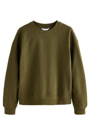 Next Rundhalspullover Rundhals-Sweatshirt mit langen &Auml;rmeln (1-tlg)