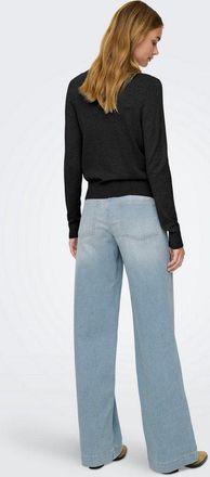 Only Rundhalspullover ONLVENICE LIFE LS BLING O-NECK CC KNT mit Strass-Steinen