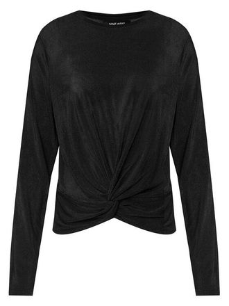 Nine West Bluse 62TSDL1101 Schwarz Regular Fit