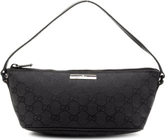 Gucci Hobo Bags - GG Canvas Boat - Gr. unisize - in Schwarz - f&uuml;r Damen