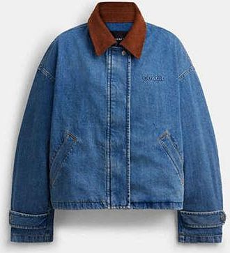 Coach Barn-Jacke Aus Denim