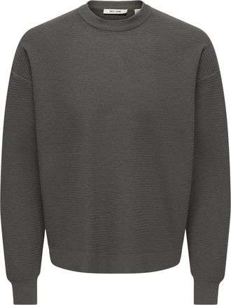Only & Sons Onsview Ls Jaquard Crew Ds Noos