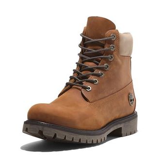 Timberland Bottes imperm&eacute;ables de qualit&eacute; sup&eacute;rieure pour homme 15,2 cm, Orange moyen pleine fleur, 8 Wide