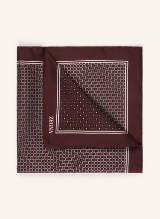 Ermenegildo Zegna Zegna Einstecktuch Aus Seide rot