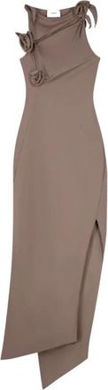 Coperni Femme, Robes, Brun, Taille: 40 FR Flower Midi Dress