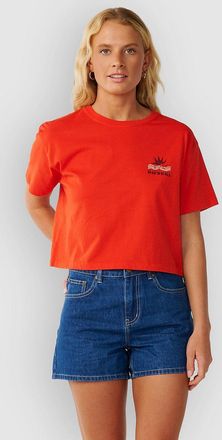 Rip Curl Swell Crop T-Shirt red