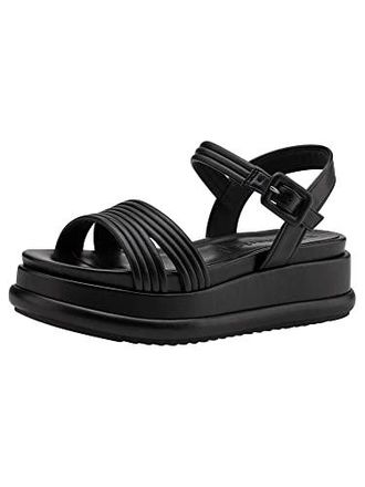 Tamaris Sandales pour femme 1-28257-20 Noir, Noir, 38 EU