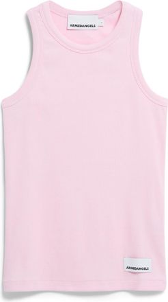 Armedangels Damen RIPP-Top aus Bio-Baumwoll Mix KANITAA Fitted Peony