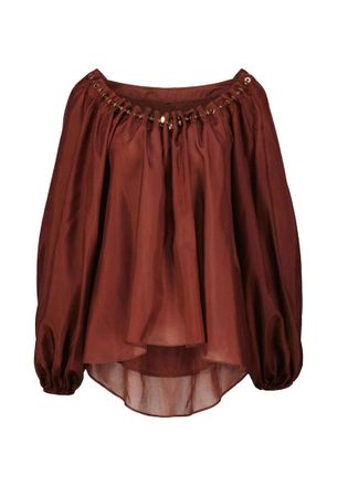 Zimmermann Damen Seidenbluse ASTER GATHERED
