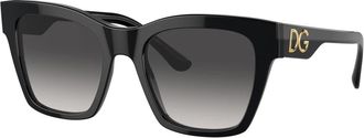 Dolce & Gabbana unisex, Accessoires, Noir, Taille: 53 MM Dg4384 Lunettes de soleil carr&eacute;es