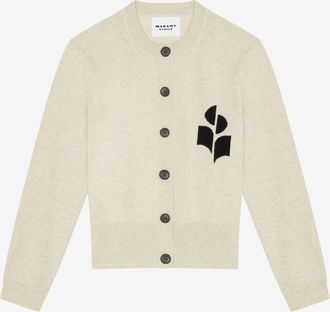 Isabel Marant Cardigan Newton - Femme - Gris Clair - Taille 34 - Marant &Eacute;toile