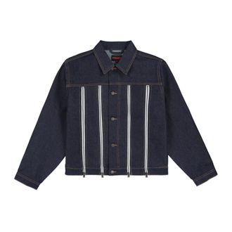 Pleasures Raw Indigo Trucker Jacke - - Jackets - Herren - Blau - L