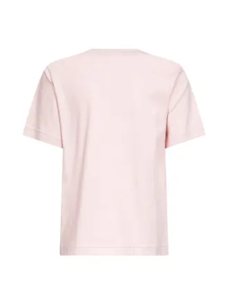 Burberry Womens Bouquet Pink Cotton Logo T-Shirt T-Shirts & Jerseys