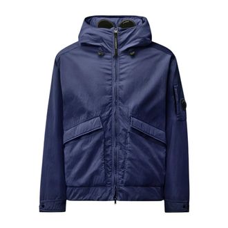 C.P. Company Heavy Chrome-R Padded Goggle Jacket - - Jackets - Herren - Blau - XL