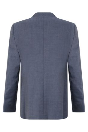 Canali Mens Single-Breasted Jacket Dusty Blue Wool Suit & Dinner