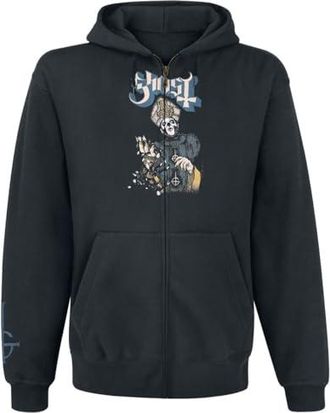 Ghost Papa of The World on Fire Homme Sweat-Shirt zipp&eacute; &agrave; Capuche Noir M