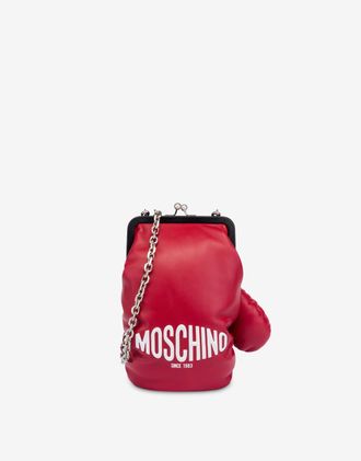 Moschino Sac gant de boxe - Rouge