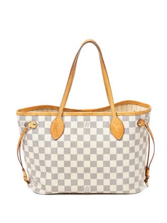Louis Vuitton 2010 PM Neverfull Shopper - Wei&szlig;
