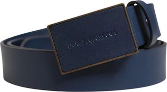 Dolce & Gabbana Homme, Accessoires, Bleu, Taille: 100 CM Gorgeous Belt