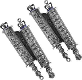 Valiclud Metallischer T&uuml;rrollen Satz mit Schriftrolle Religi&ouml;se Judaica T&uuml;rdekoration Antikes Torpfosten Ornament f&uuml;r Wohnzimmer und Schlafzimmer