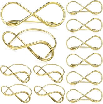 BESPORTBLE Levemolo 12 St&uuml;ck Tischkartenhalter aus Eisen Platzhalter f&uuml;r Hochzeiten und Restaurants Namensschild Clip mit Stabilem Metall Vielseitiger Fotost&auml;nde