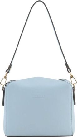 Pourchet Femme, Sacs, Bleu, Taille: ONE Size Cassetta Shoulder Bag