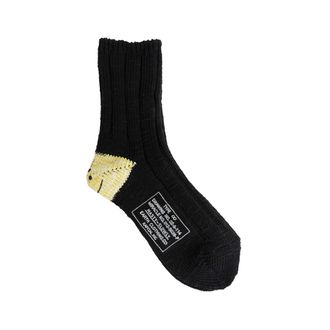 KAPITAL Rainbowy Happy Heel Socks