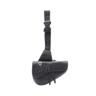 Dior Pre-owned ERL Saddle Sac Banane en Cuir - Homme - Pre-owned - Noir - Taille: ONE Size