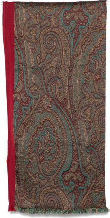 Etro Paisley-print Fringed Scarf