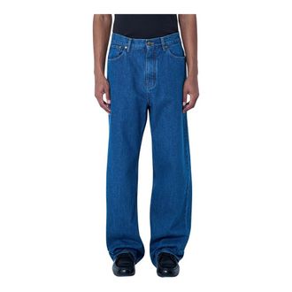 Jil Sander Wide-Leg Jeans aus Denim - - Jeans - Herren - Blau - W30