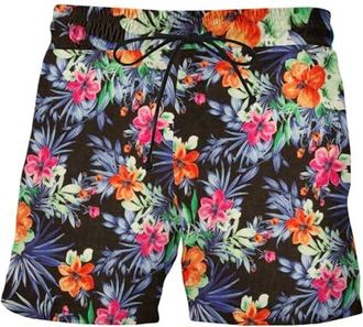 Generic Short de bain hawa&iuml;en pour homme - S&eacute;chage rapide - Avec poches - Short de bain pour homme, rouge past&egrave;que, XXL