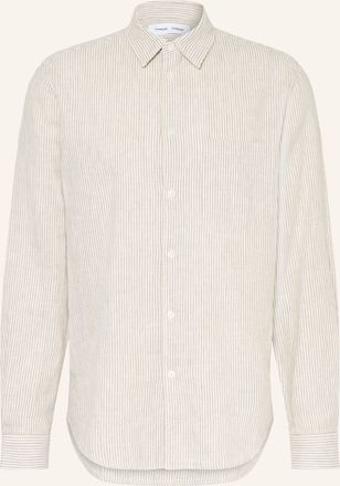 Sams&oslash;e & Sams&oslash;e Sams&oslash;e Sams&oslash;e Hemd Saliam Comfort Fit Mit Leinen beige