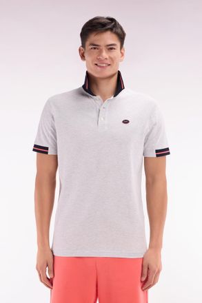 Eden Park Polo &Agrave; Manches Courtes En Coton Rouge D&eacute;tails Color&eacute;s Coupe D&eacute;contract&eacute;e