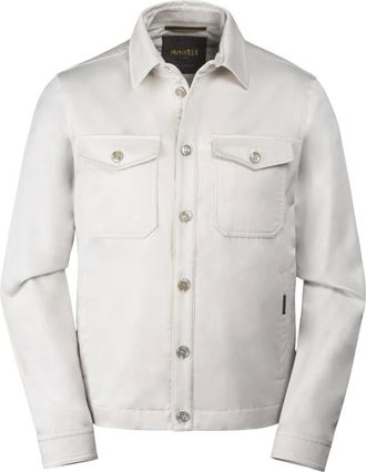 Moorer Homme, Vestes, Beige, Taille: 3XL Ade-Si Overshirt
