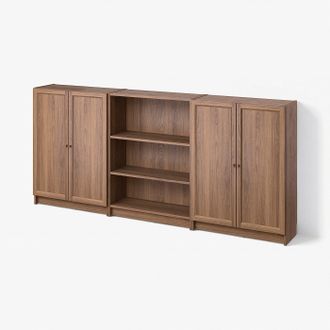IKEA BILLY / OXBERG Regalkomb. mit T&uuml;ren