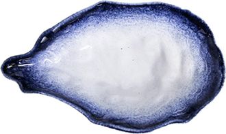 Cabilock Oyster Shell Design Platte Unregelm&auml;&szlig;ige Form Porzellan Obst Und Salatteller F&uuml;r Restaurant Zuhause Hochzeiten K&uuml;chenbedarf