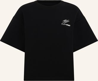 Plein Sport Plein Sport Kurzarm-Rundhals-T-Shirt Scratch schwarz