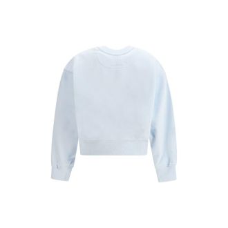 Alexander McQueen Womens Blue Cotton Sweatshirt Clothing
