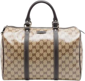 Gucci Sac Boston Pre-owned - Femme - Pre-owned - Beige - Taille: ONE Size