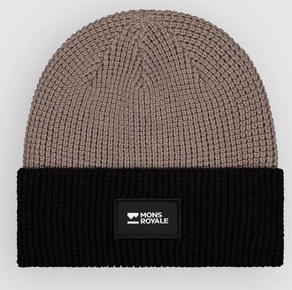 Mons Royale Bluff Merino Beanie black