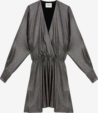 Isabel Marant Robe Alexane - Femme - Noir M&eacute;tallique - Taille 34 - Marant &Eacute;toile