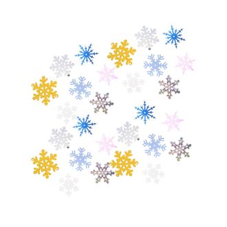 SOLUSTRE 1 Packung Kunststoff Schneeflocken Weihnachtskonfetti 15g Partydeko Tischdekoration f&uuml;r Weihnachtsfeiern Zimmer Wand