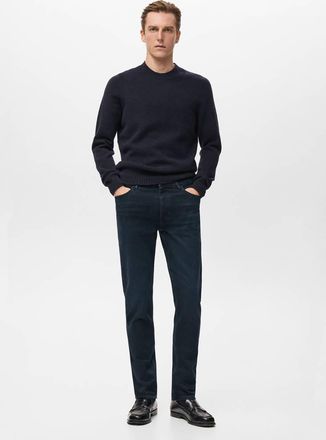 Mango Jean Patrick slim fit Ultra Soft Touch bleu fonc&eacute; intense - Homme - 38 - MANGO MAN